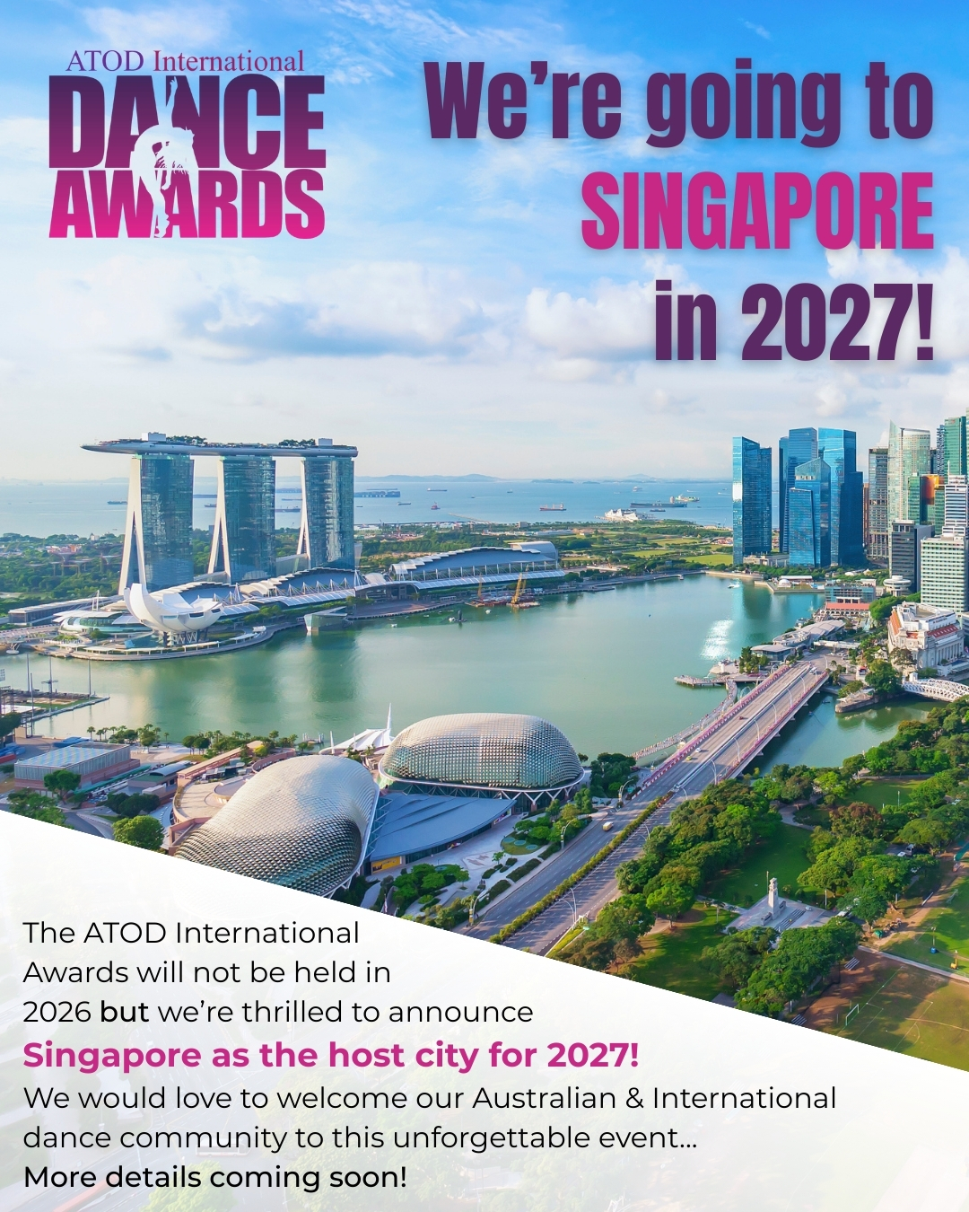 ATOD International Dance Competition Singapore 2027 - ATOD